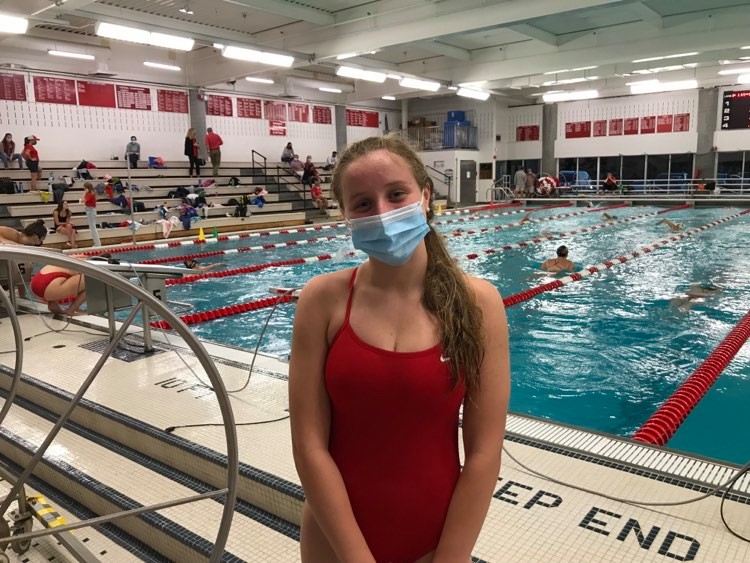 Greenwich High girls swimming team defeats Westhill remain undefeated ...