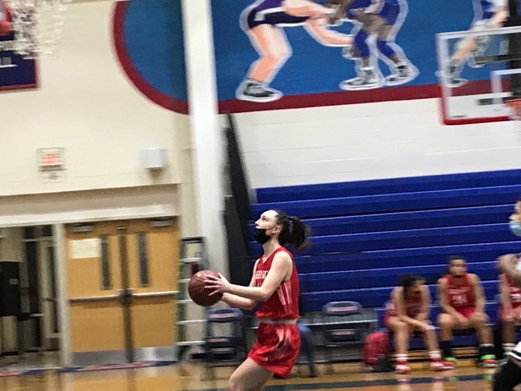 Receiving points from each player, Greenwich High’s girls basketball ...