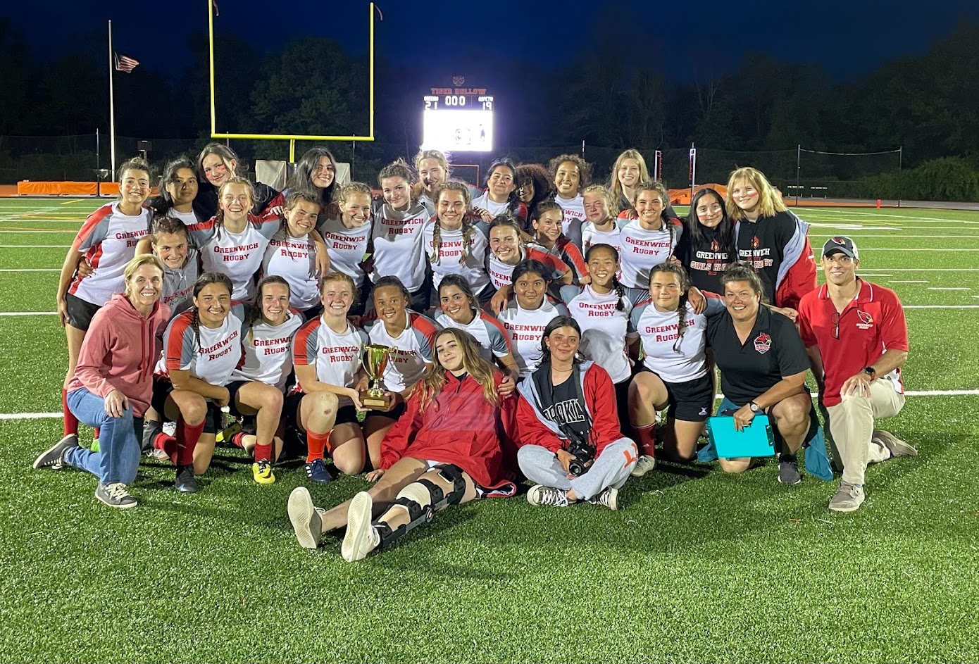 Greenwich High girls rugby team captures state championship with a 21 ...