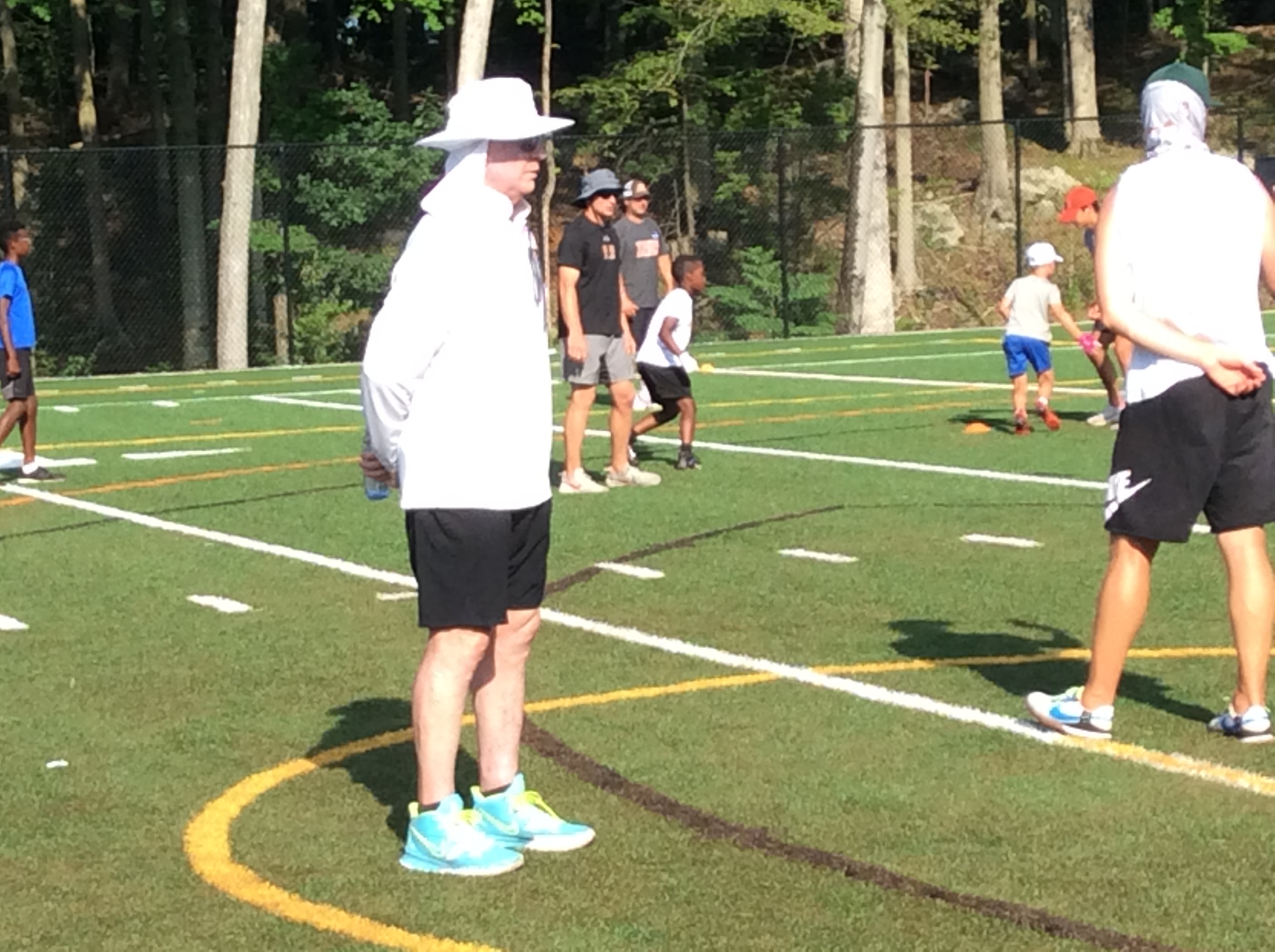 Former NFL quarterbacks Phil, Chris and Matt Simms combined their Simms ...