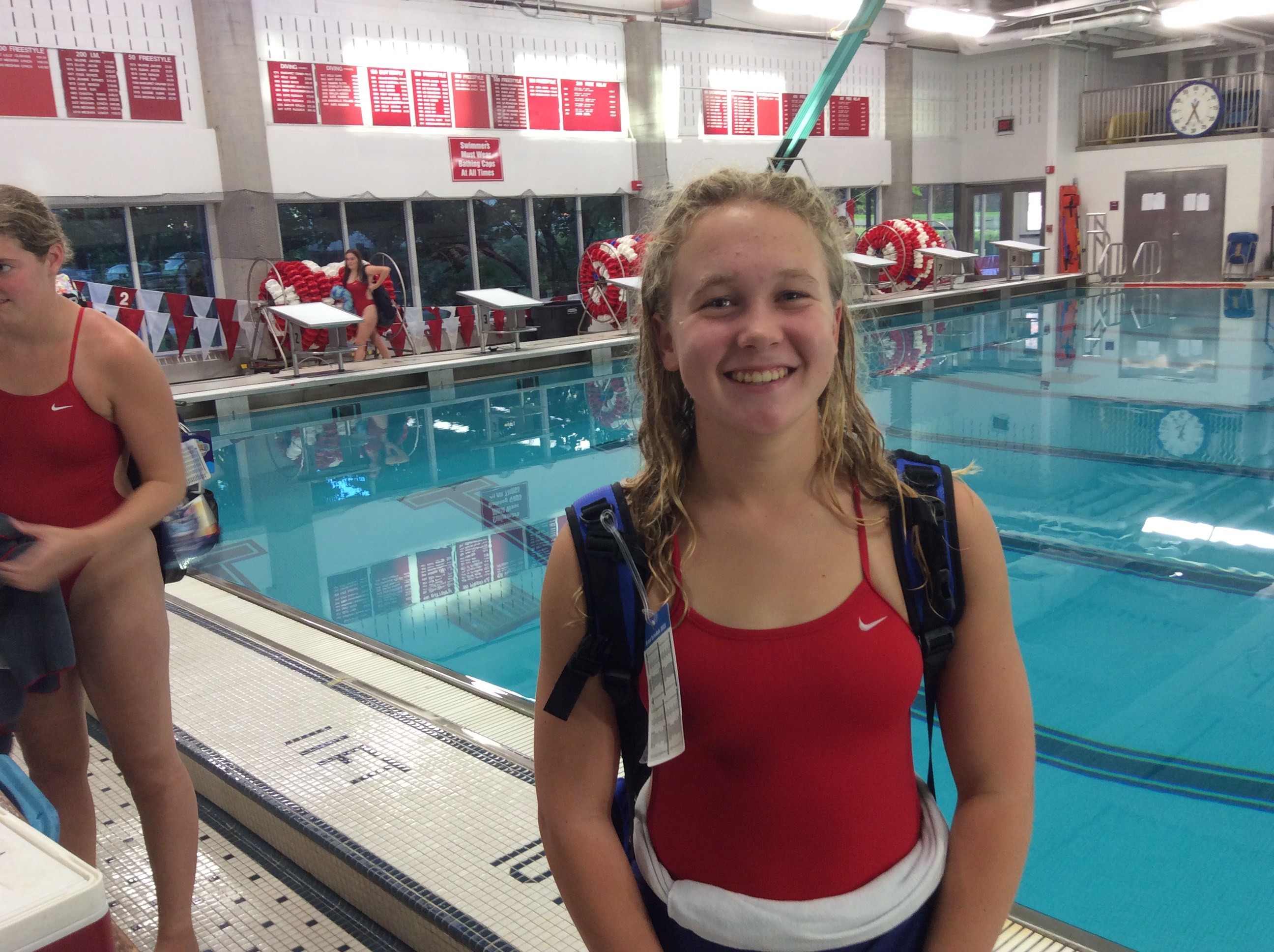 Greenwich’s girls swimming/diving team tops Trumbull in season-opening ...
