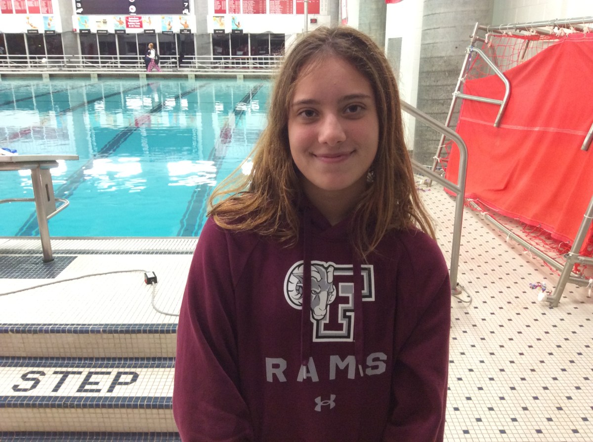 Greenwich senior Javiera Garcia places fifth at FCIAC Diving ...