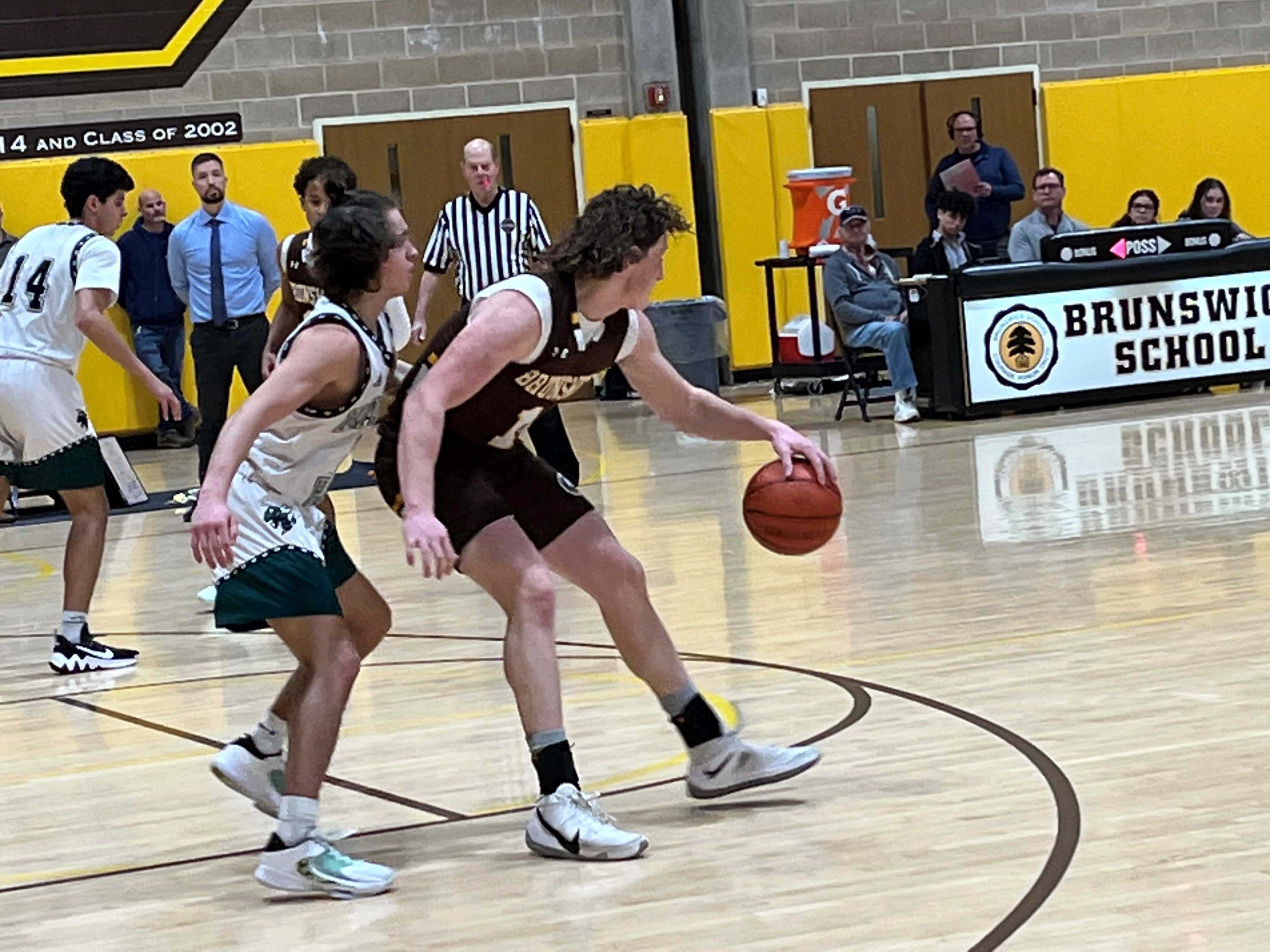 Brunswick basketball team pulls away from Hamden Hall for its fifth ...