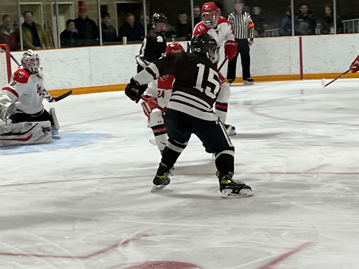 Brunswick’s ice hockey team edged out by Cushing Academy, 2-1, in the ...