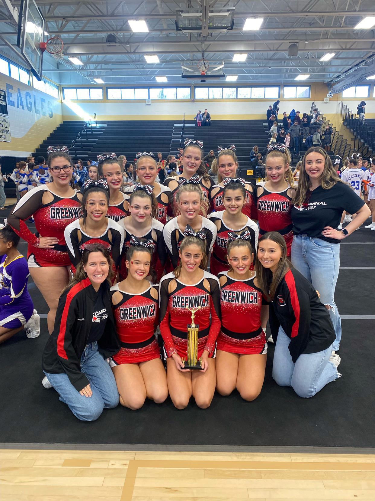 Greenwich High School cheerleading team enjoys successful competition ...