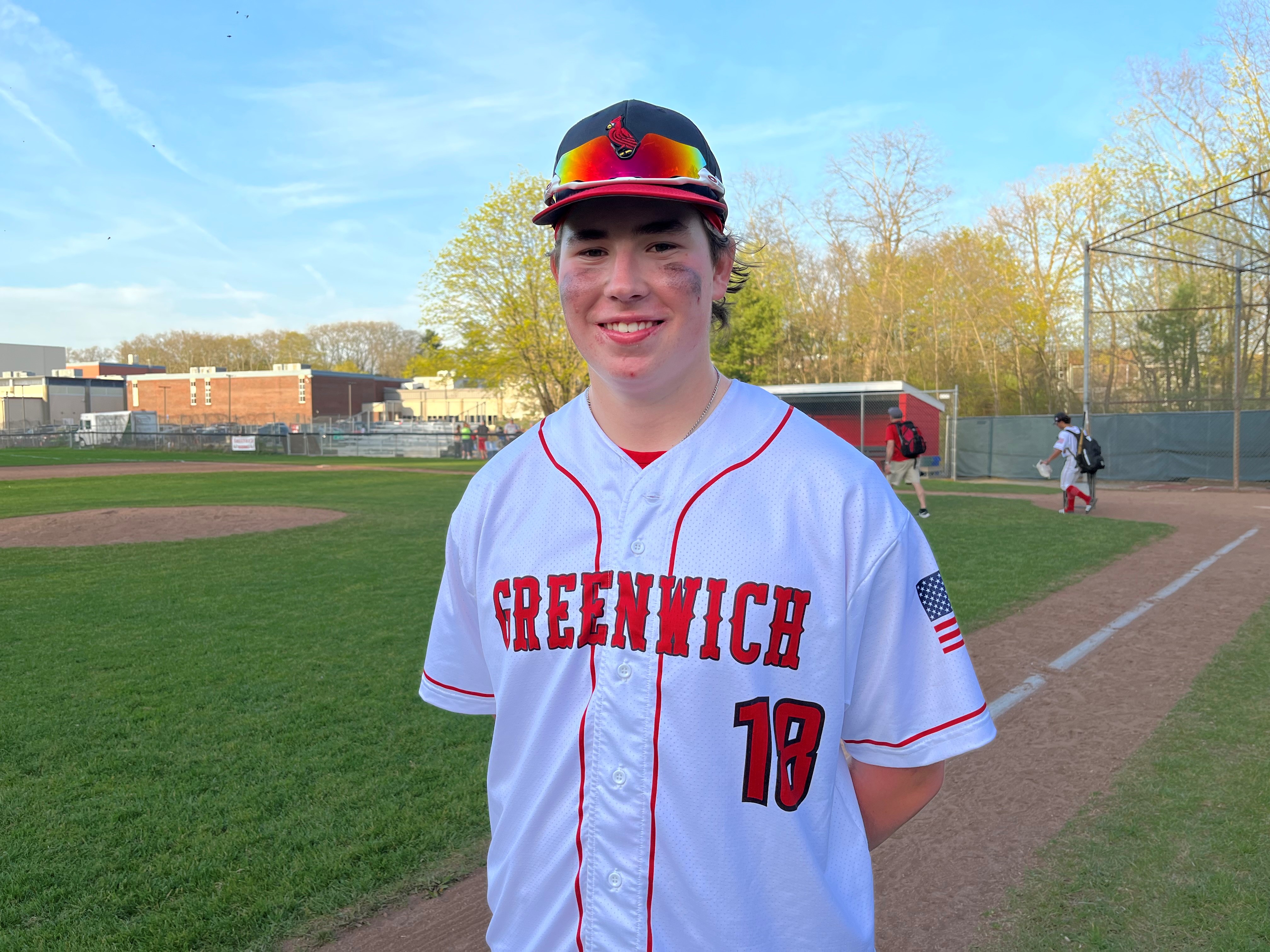 Greenwich edges Ridgefield in FCIAC baseball action, behind impressive ...