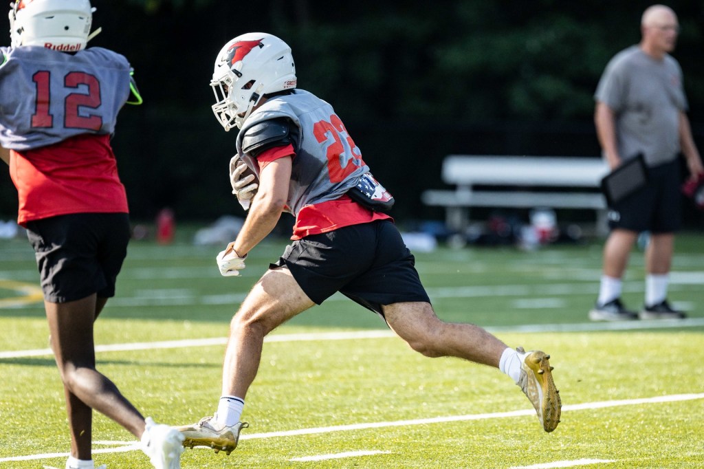 Defending Class LL state champion Greenwich begins football practice ...