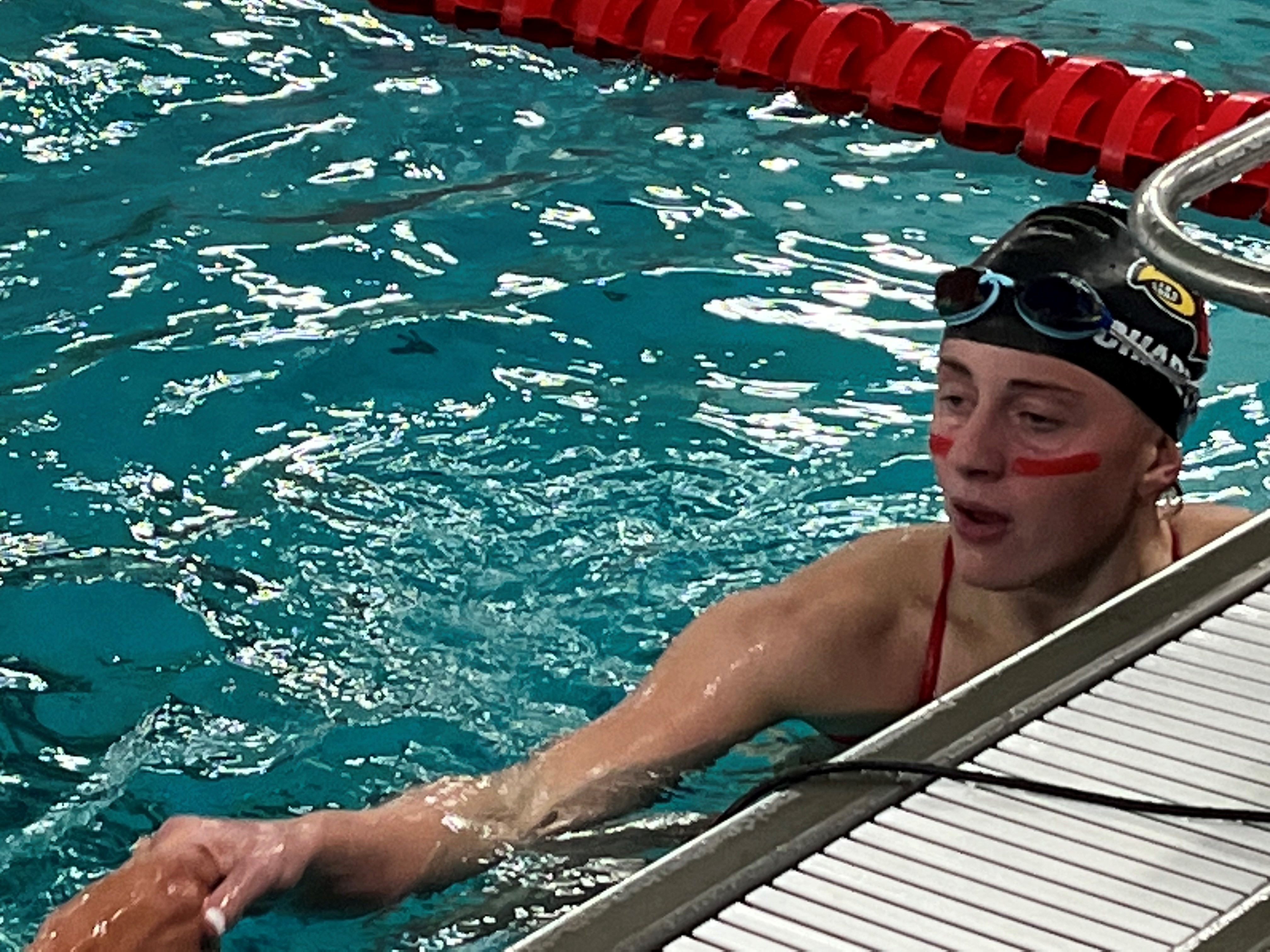 Greenwich High School girls swimming team earns home win vs. rival ...