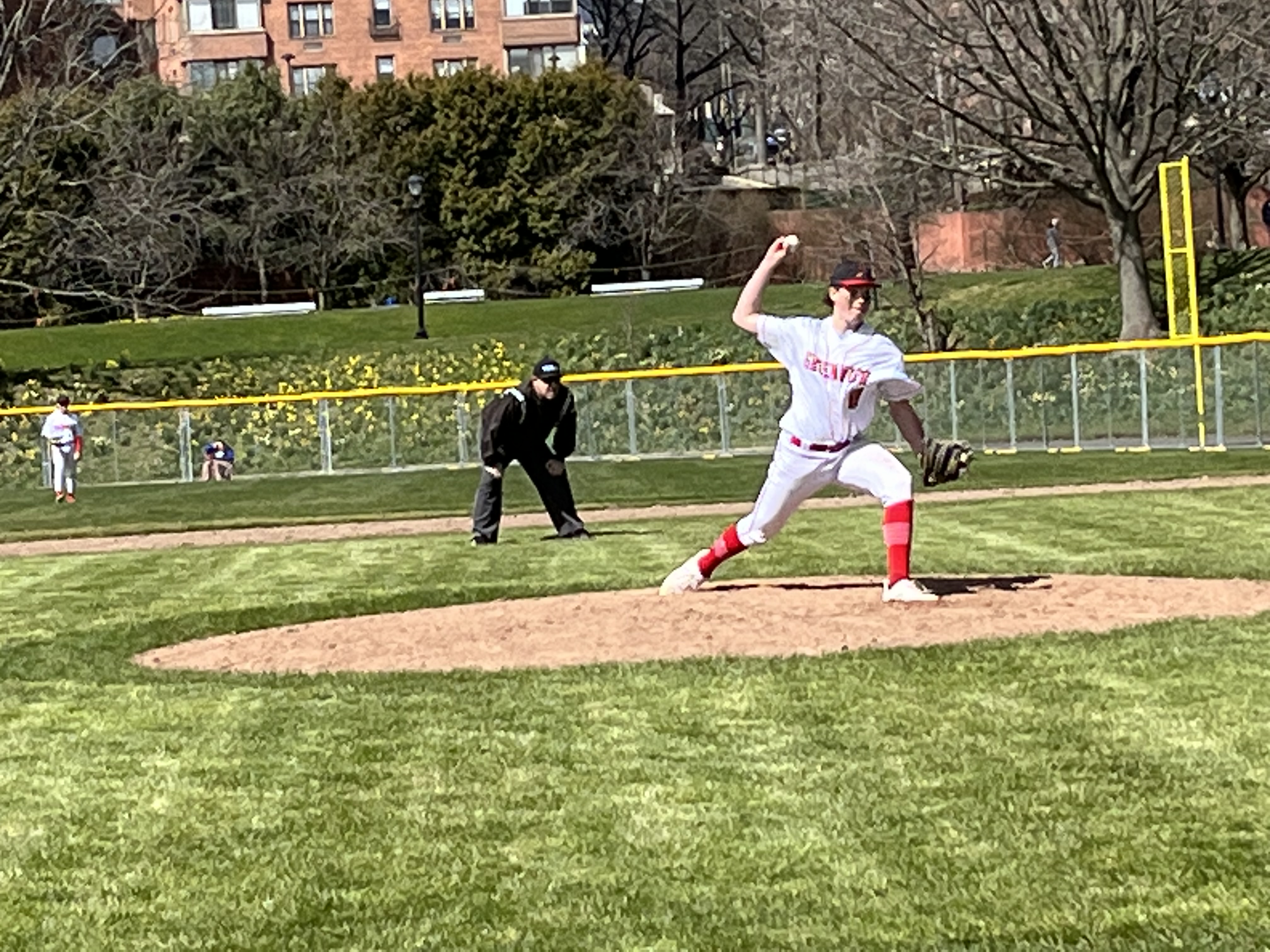 Greenwich High School baseball team opens its season by defeating West ...