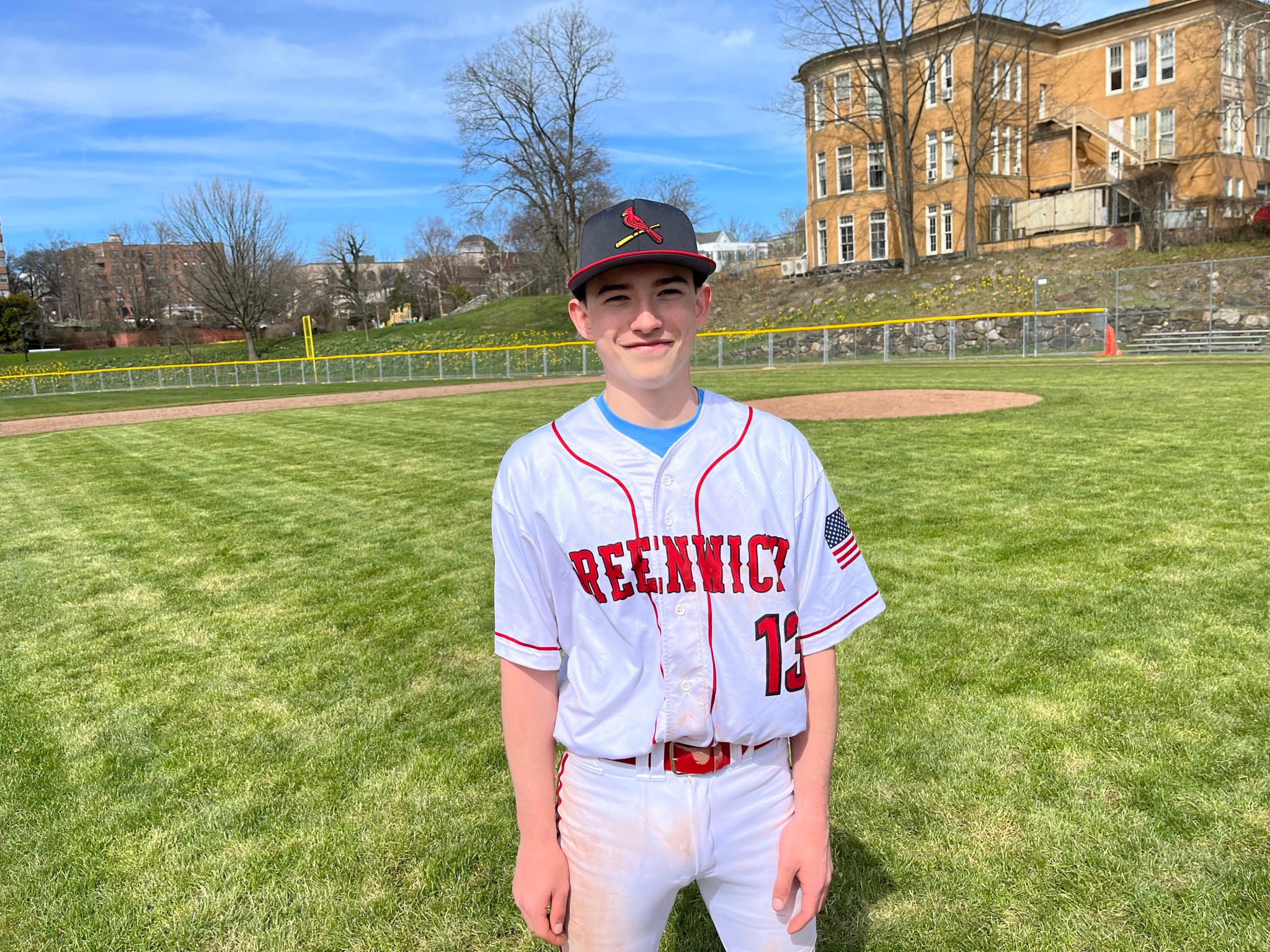 Greenwich High School baseball team opens its season by defeating West ...