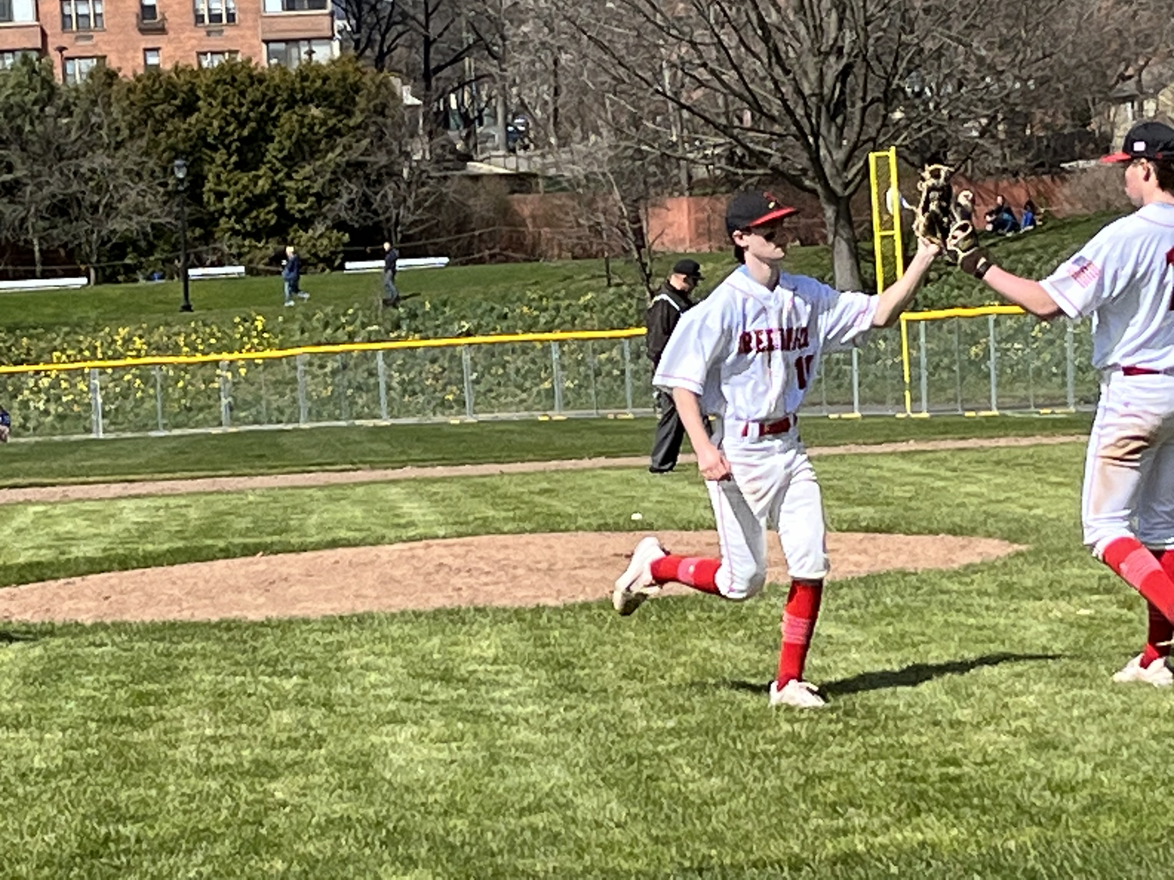 Greenwich High School baseball team opens its season by defeating West ...