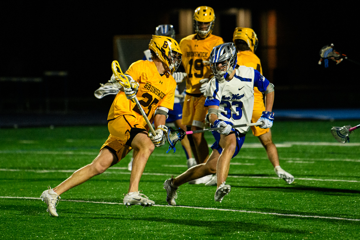 Ahead from the outset, Brunswick lacrosse team downs rival Darien in ...