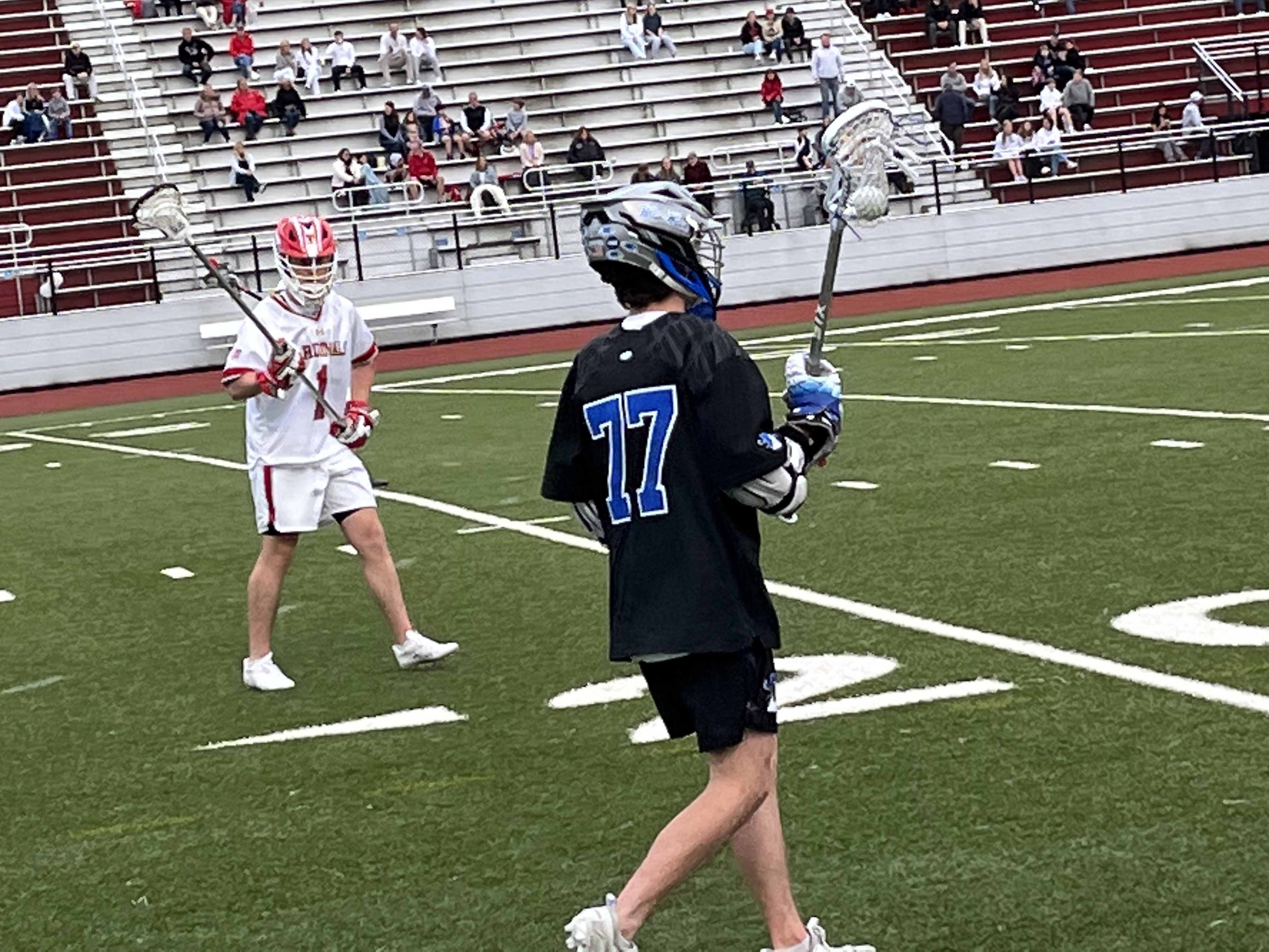 Greenwich High boys lacrosse team edged by FCIAC rival Darien at ...