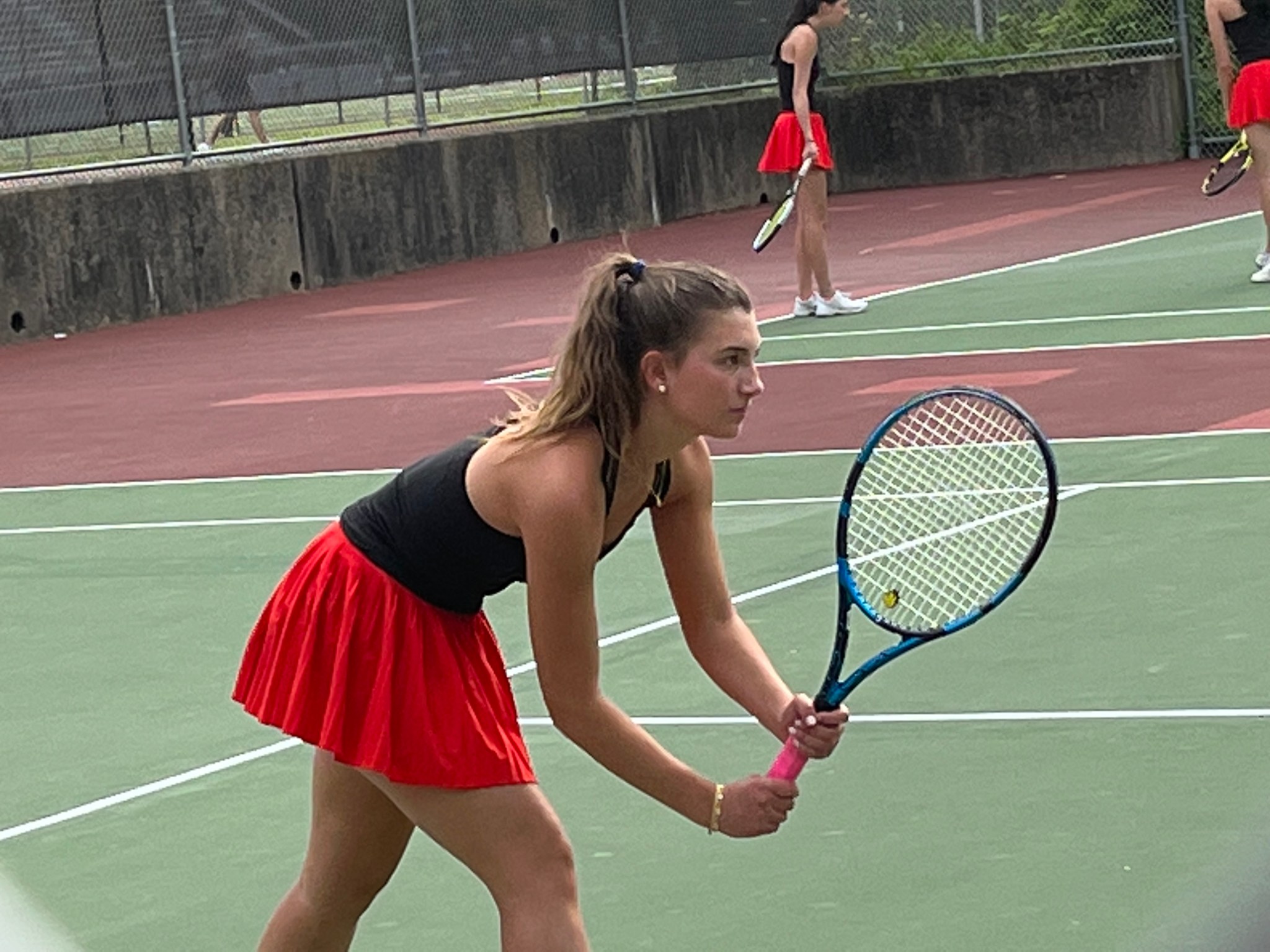 Greenwich High School girls tennis team defeats Fairfield Warde ...