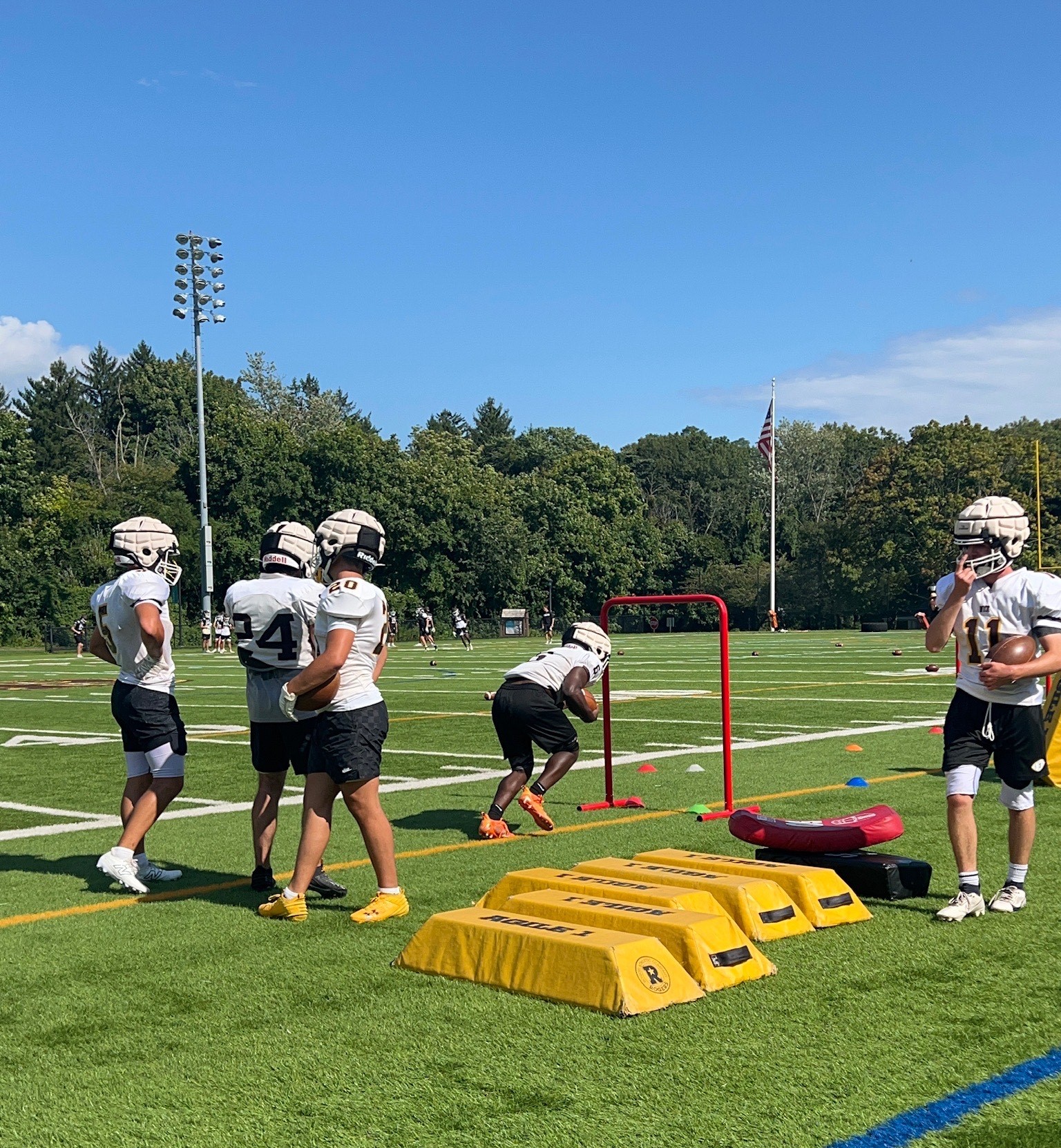 Brunswick football team enters the new season intent on excelling against its formidable ...