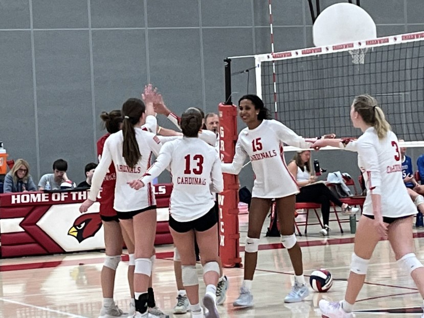 Cardinals volleyball team continues standout season with win vs. rival ...