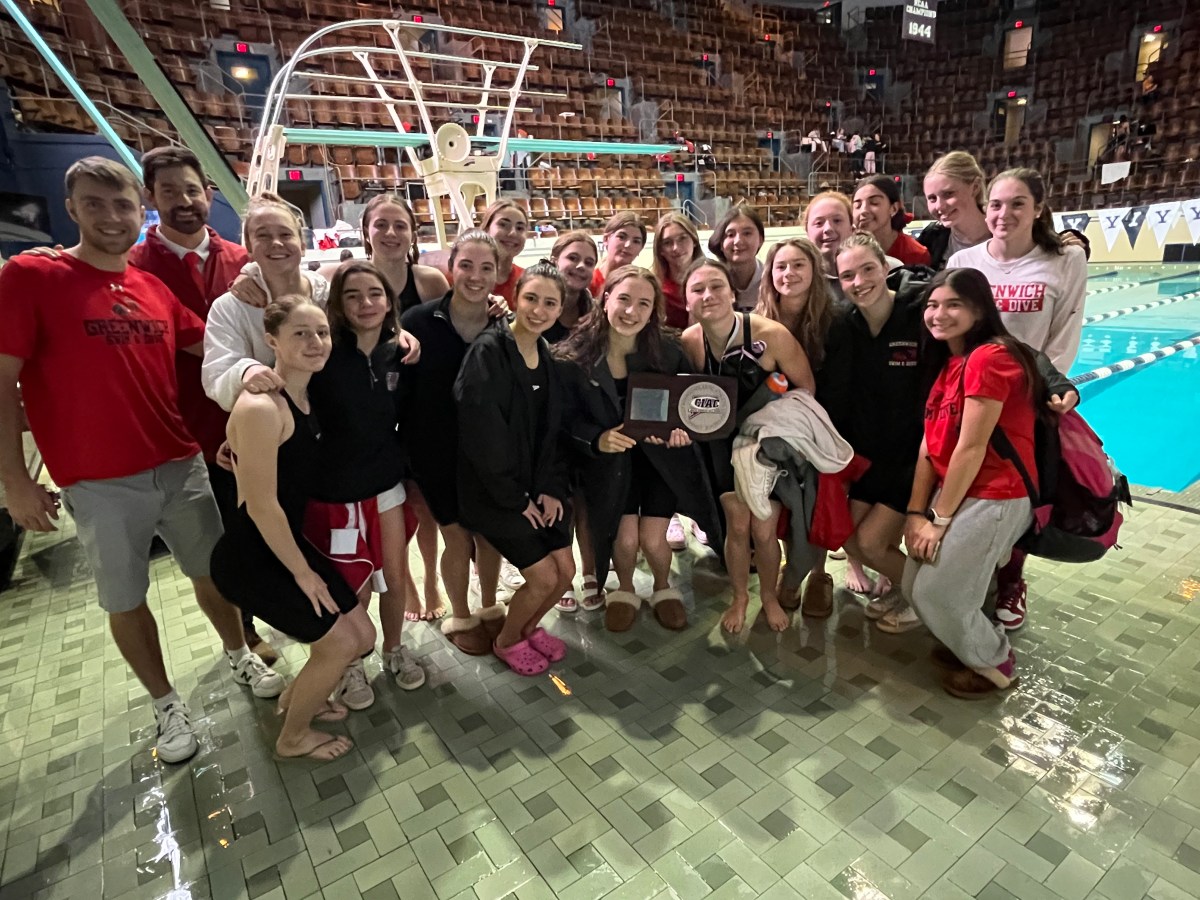 Greenwich High School girls swimming/diving team places second at State ...