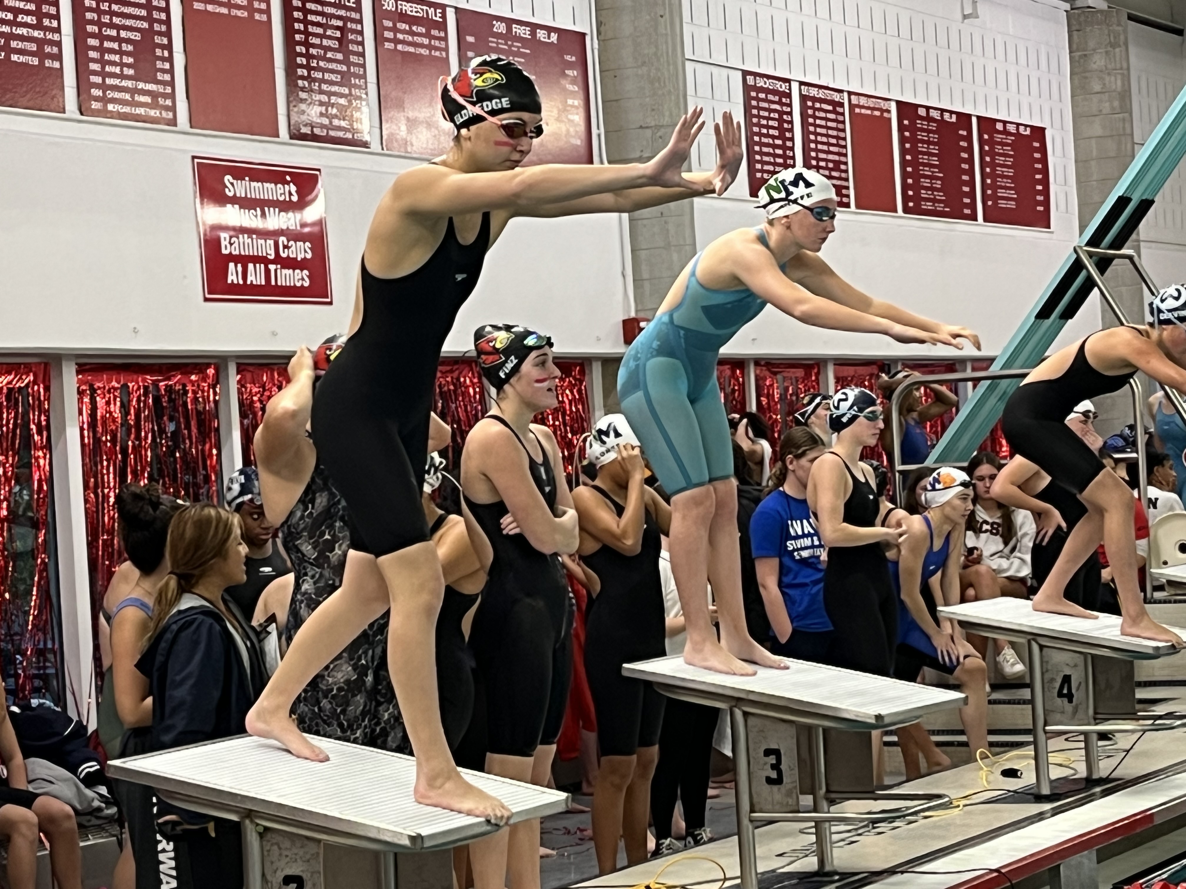 Greenwich High girls swim team places second in team standings at FCIAC ...