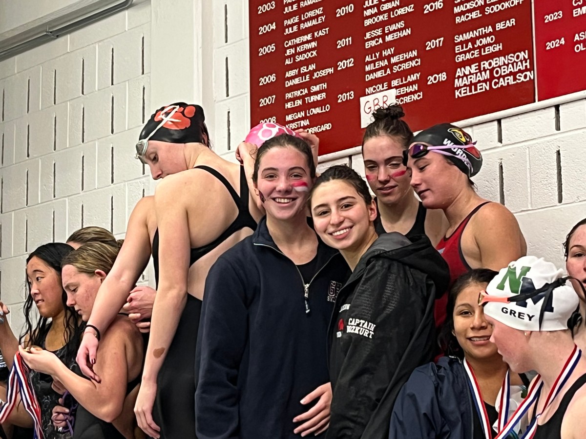 Greenwich High girls swim team places second in team standings at FCIAC ...