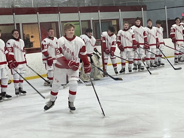 Greenwich High boys hockey team earns Senior Night victory against ...