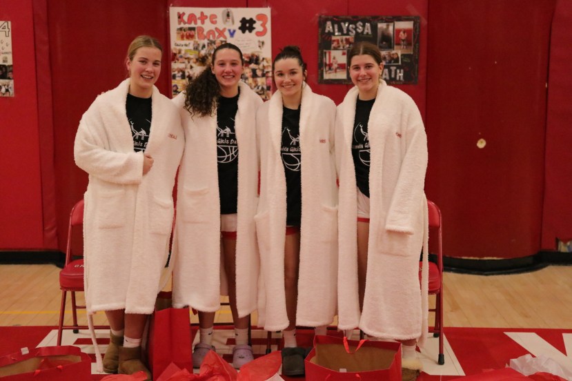 Cardinals girls basketball team celebrate Senior Night with victory vs ...