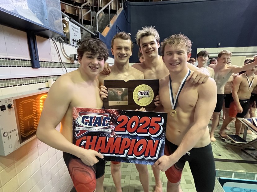 Greenwich High School boys swimming team wins team title at CIAC State ...