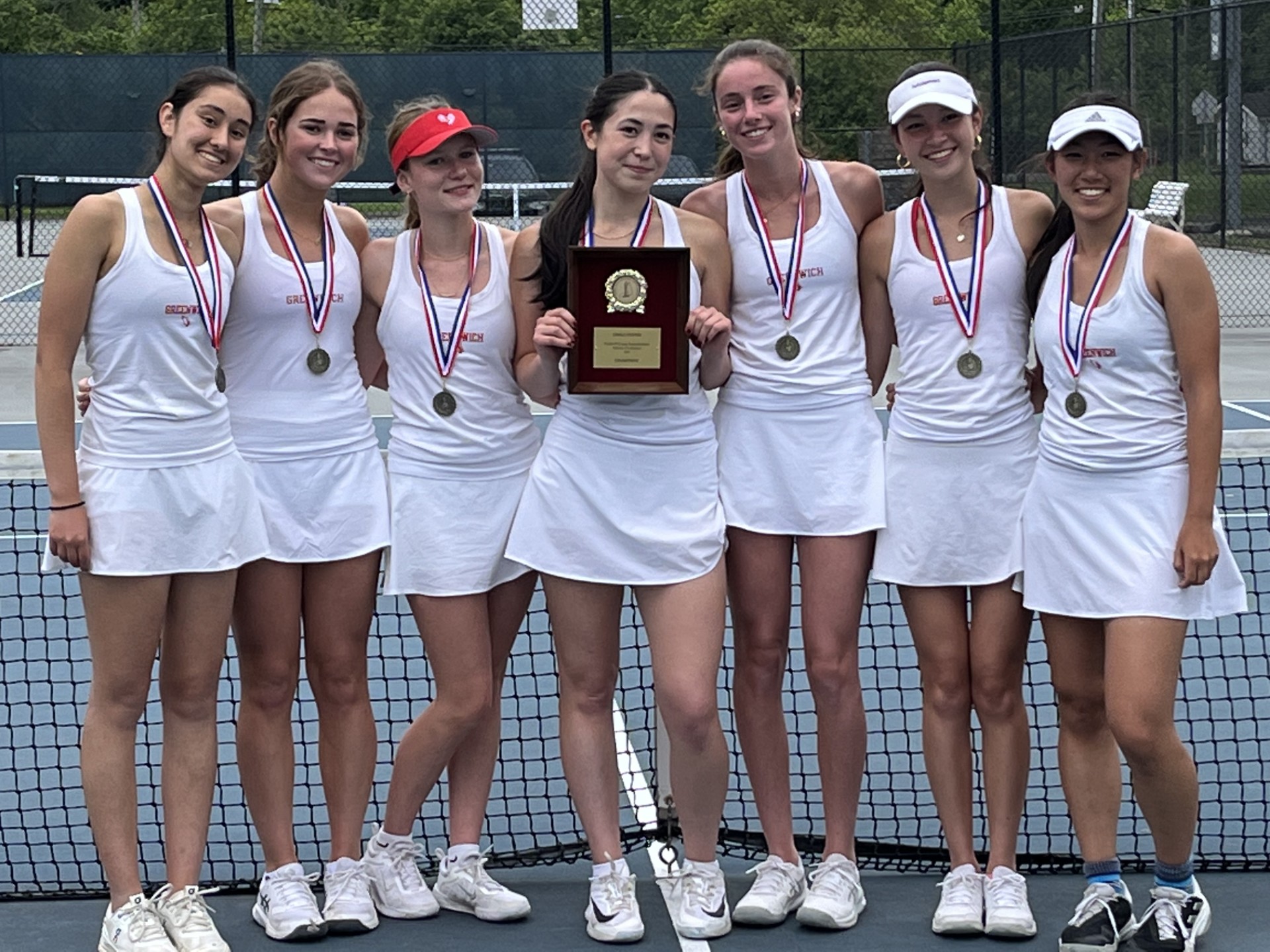 Greenwich High School girls tennis team sweeps Fairfield Ludlowe to ...