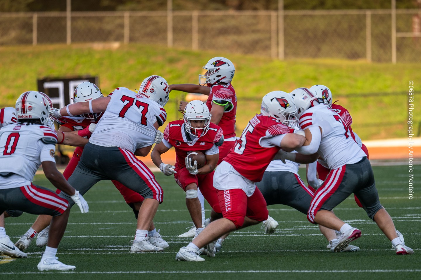 Greenwich High School football team opens season with impressive ...