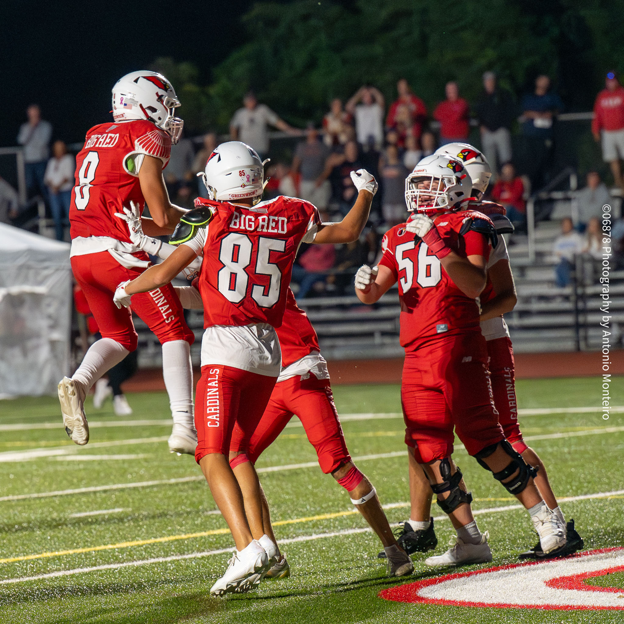 Greenwich High School football team opens season with impressive ...