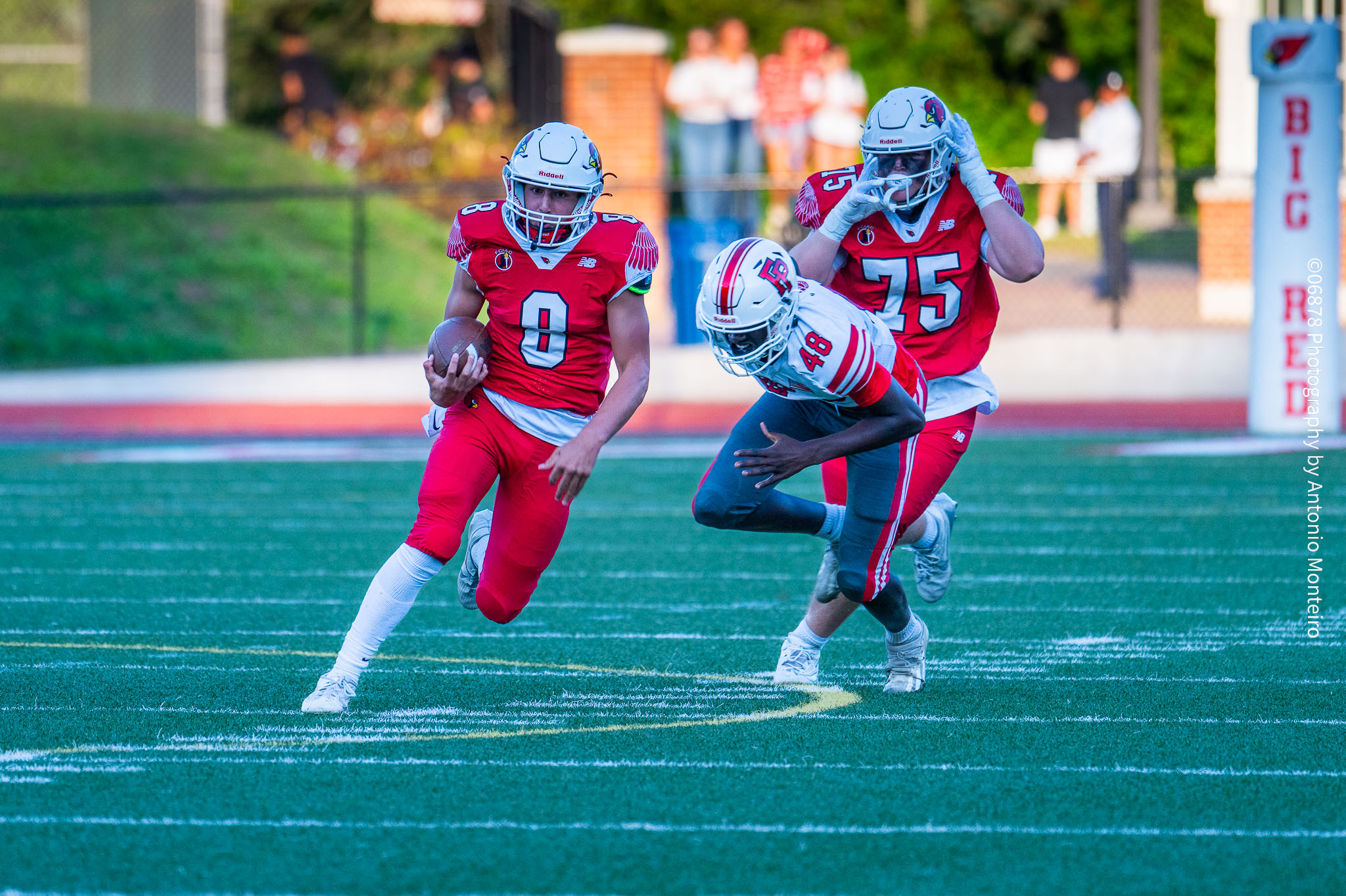 Greenwich High School football team opens season with impressive ...