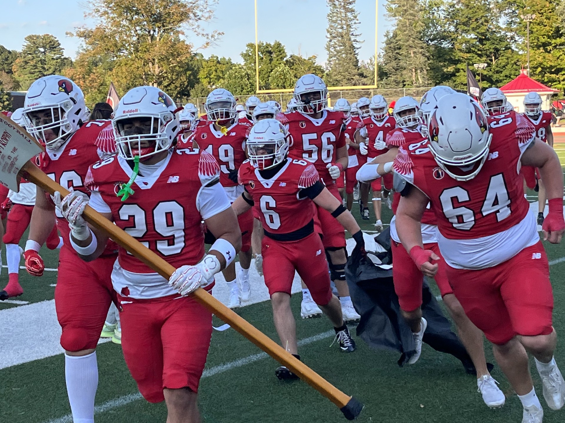 Greenwich High School football team opens season with impressive ...