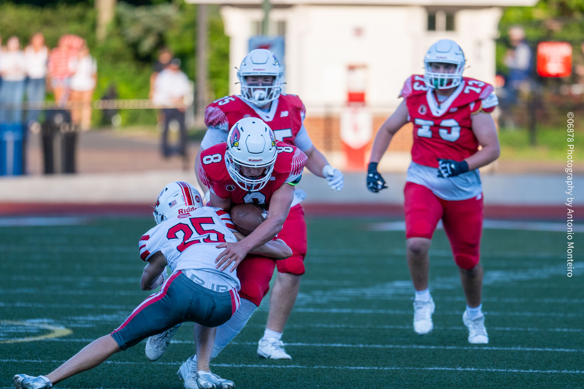Greenwich High School football team opens season with impressive ...