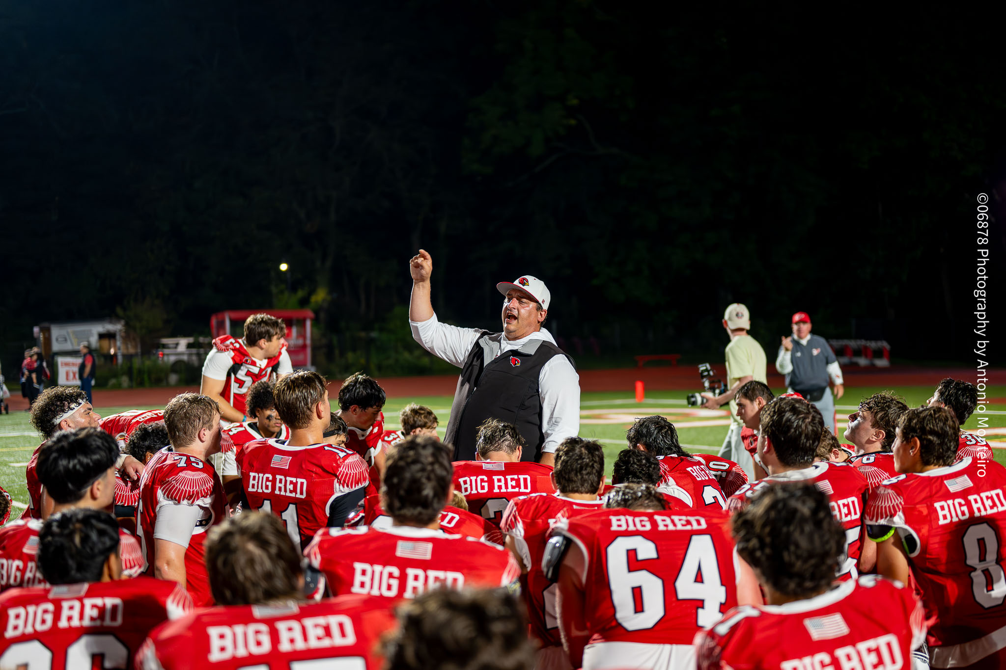 Greenwich High School football team opens season with impressive ...