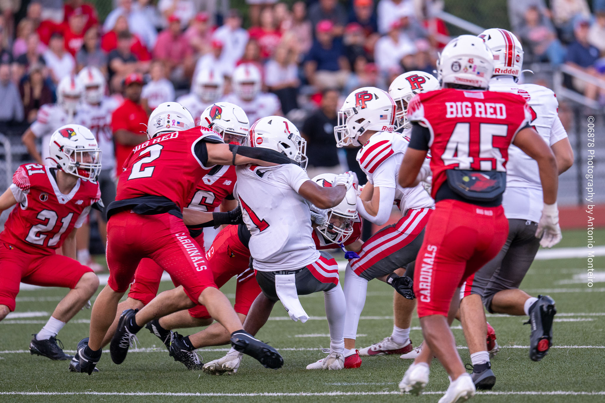 Greenwich High School football team opens season with impressive ...