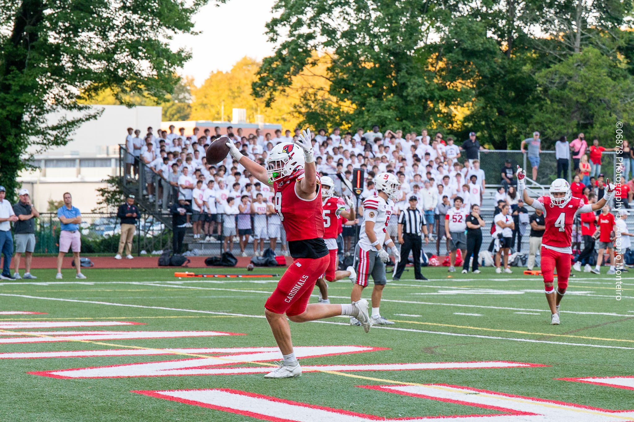 Greenwich High School football team opens season with impressive ...