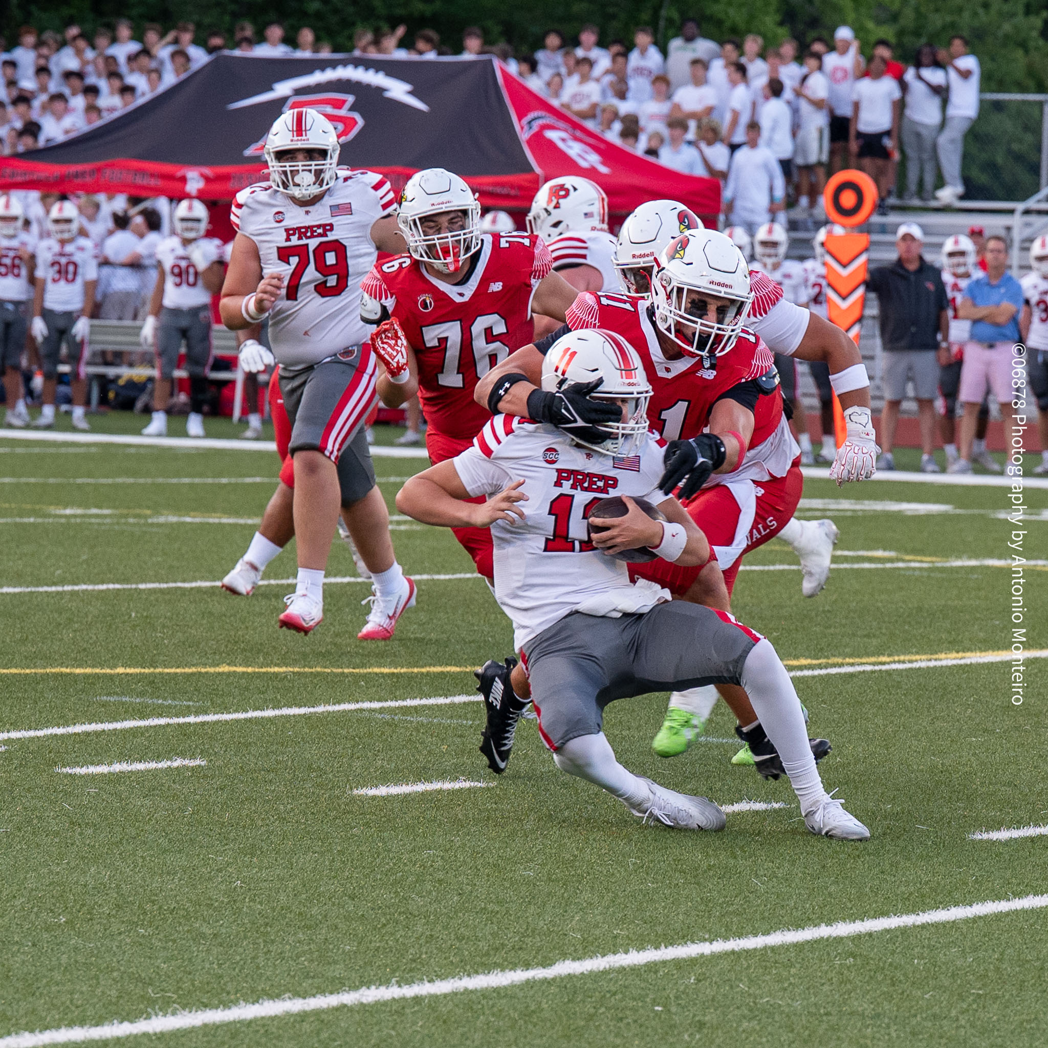 Greenwich High School football team opens season with impressive ...