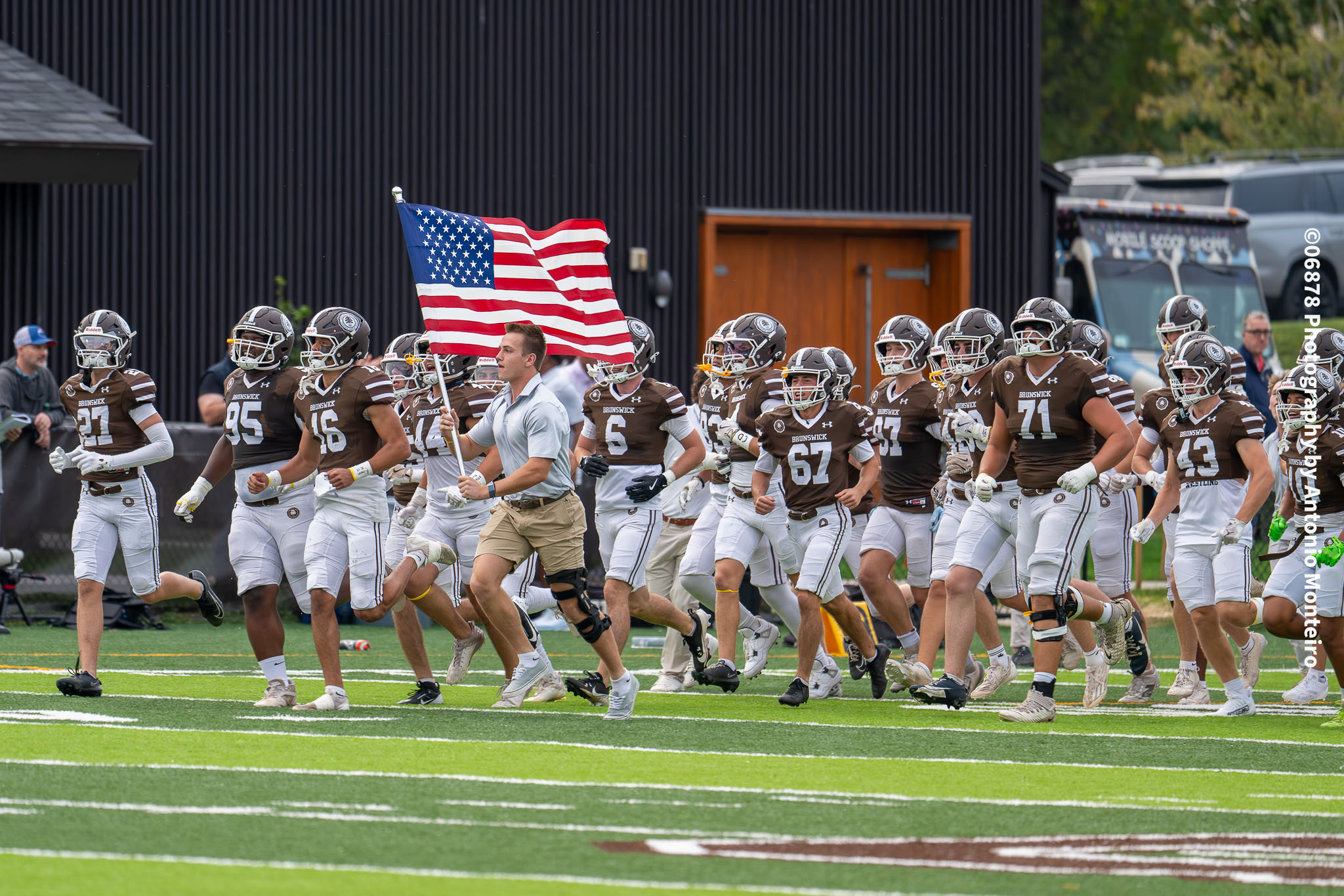 Brunswick football team outscores Suffield Academy in action-packed ...