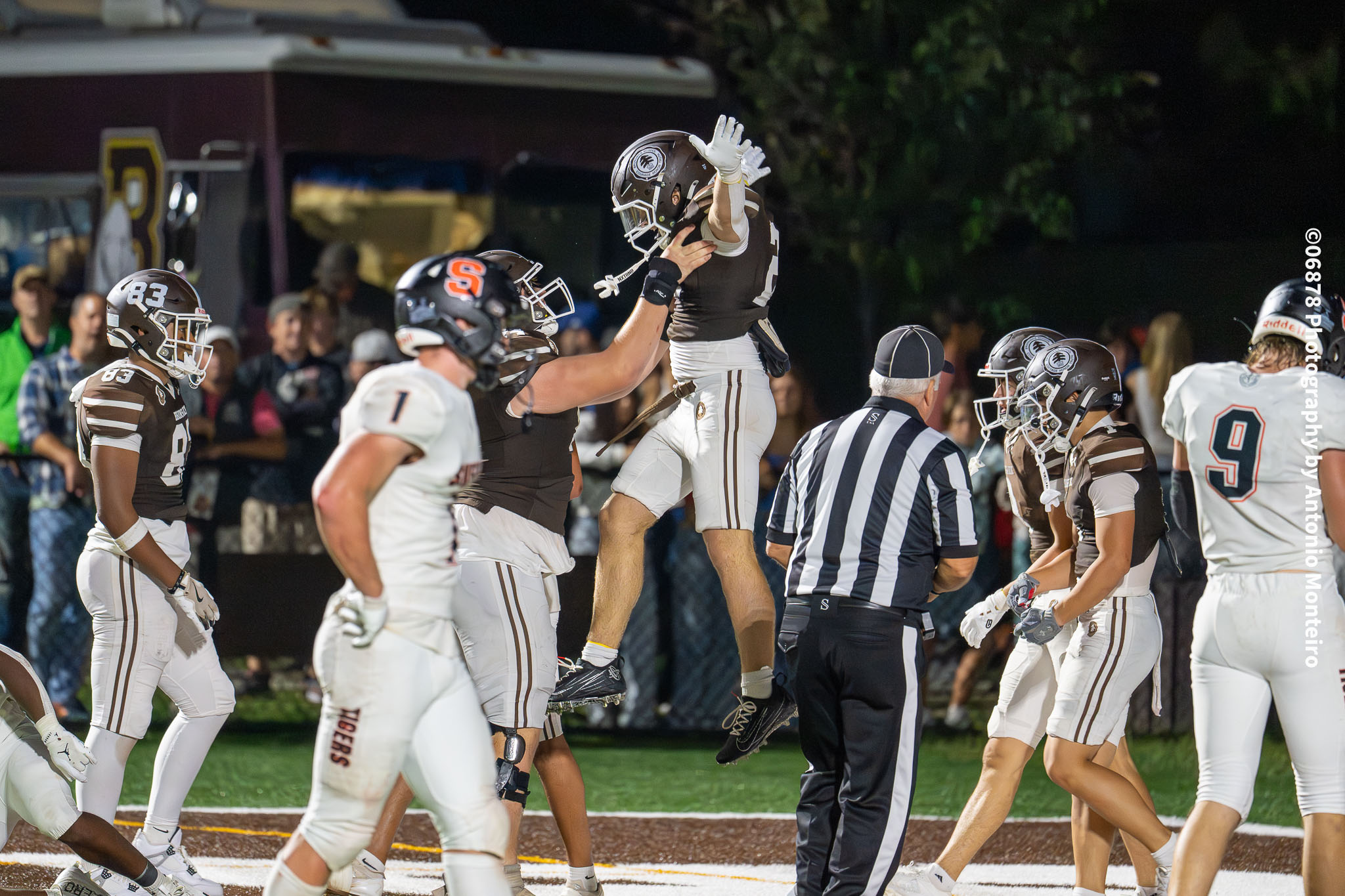 Brunswick football team outscores Suffield Academy in action-packed ...
