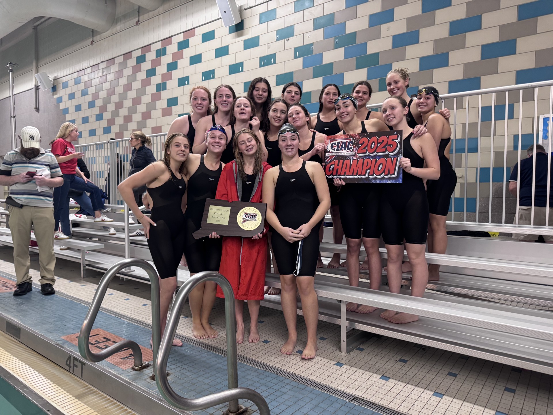 Greenwich High varsity girls swimming/diving team cruises to another ...