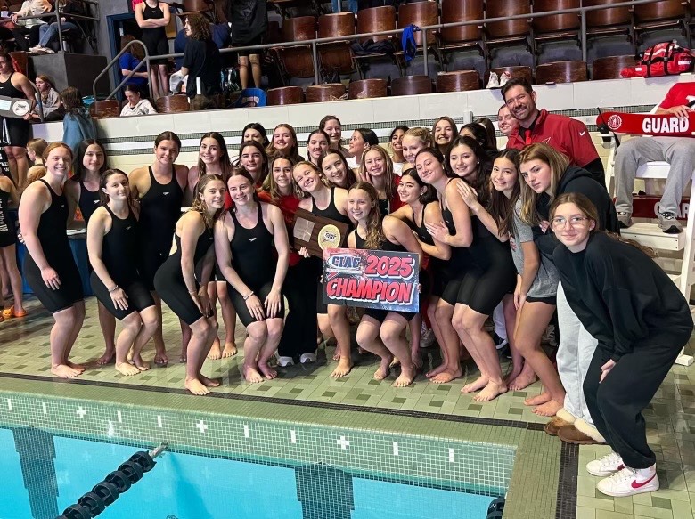 Greenwich High School varsity girls swimming team captures another team ...