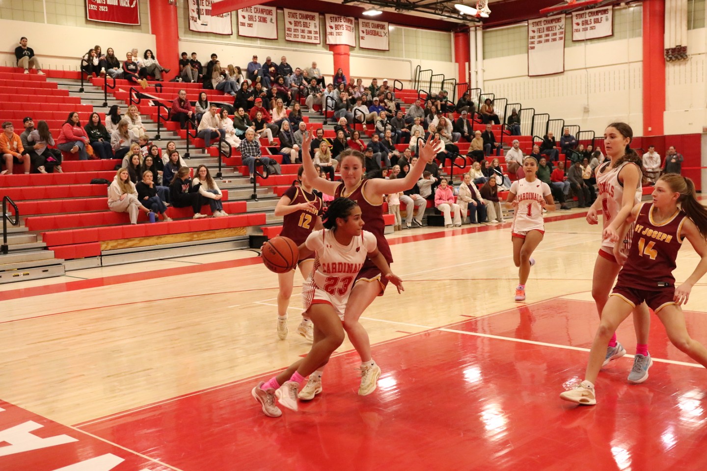 Greenwich High varsity girls basketball team cruises past FCIAC foe St ...
