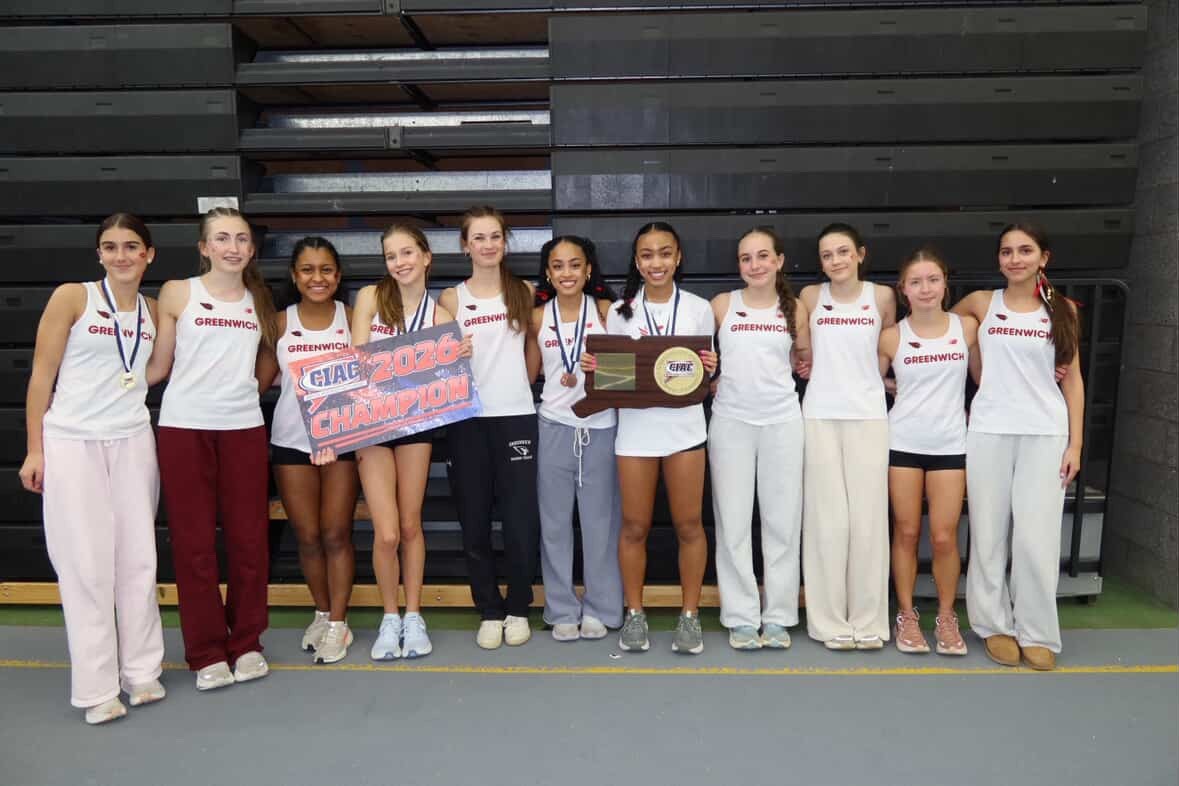 Greenwich High indoor girls track and field team captures CIAC Class LL ...