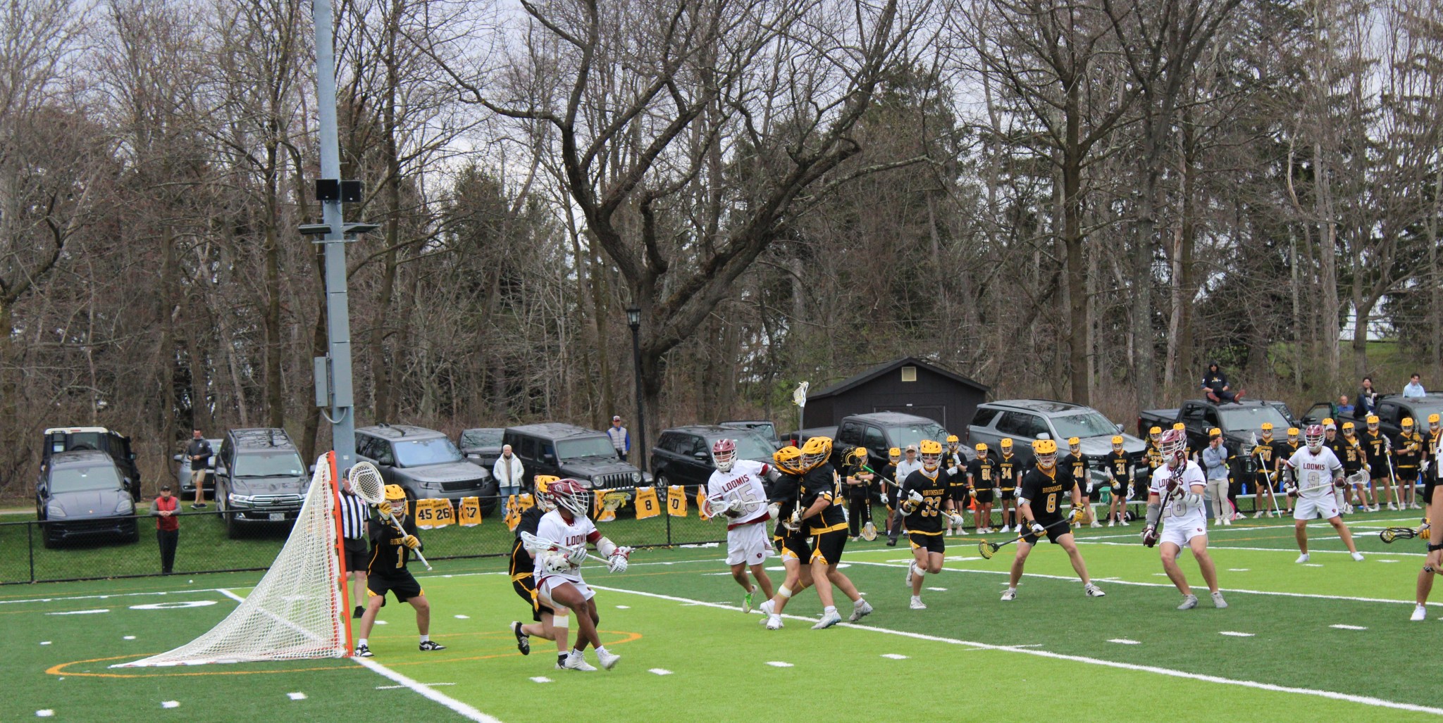 Brunswick School varsity lacrosse team edged by rival Loomis Chaffee ...